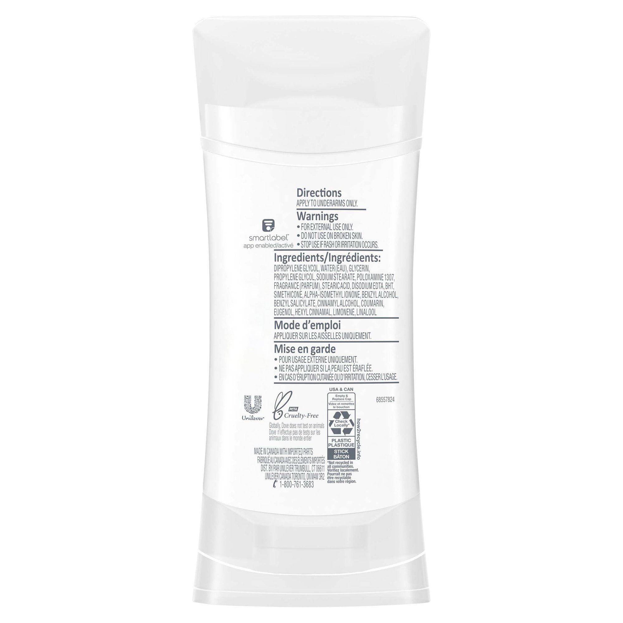 Dove Zero Aluminum Coconut & Pink Jasmine Deodorant - Consumos da Martina