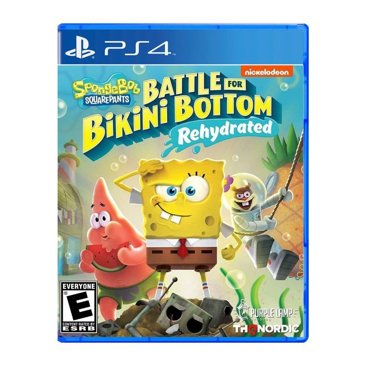 Spongebob Squarepants Battle for Bikini Bottom Rehydrated - PS4 [EUA ...
