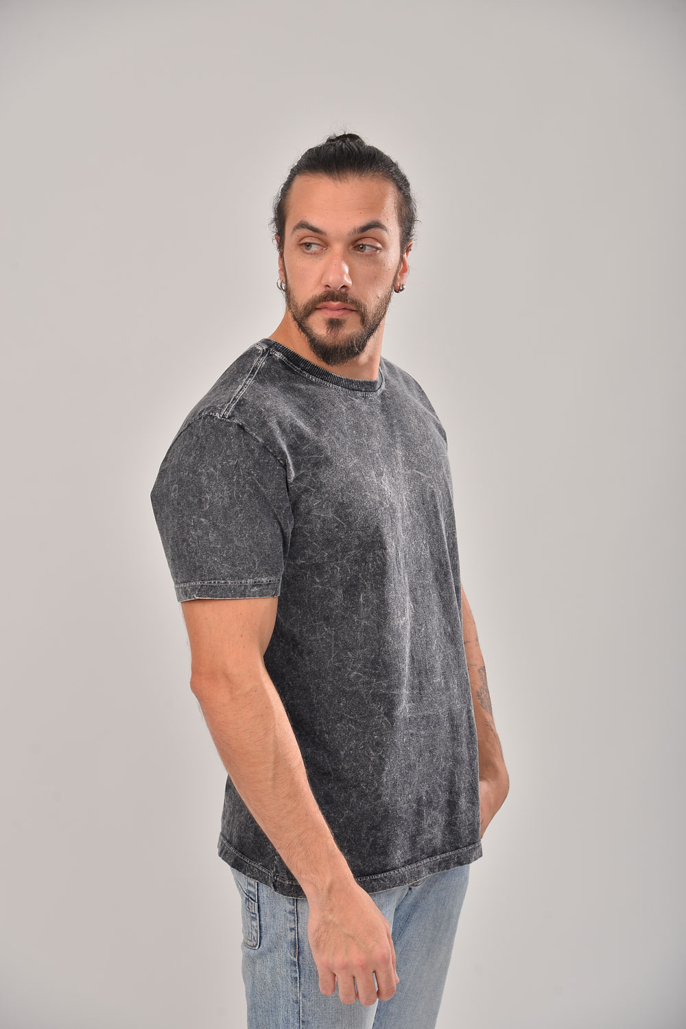 Camiseta preta marmorizada - ESTONADO.COM - Sua Coleção com Estilo