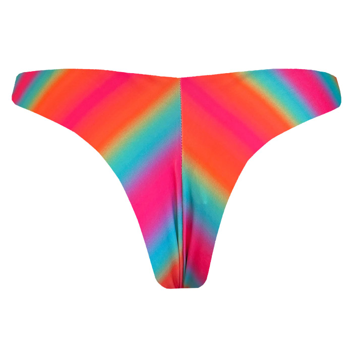 Biquíni Tanga Fio Duplo Arco-íris Colorido - Biquínis e Moda Praia ...