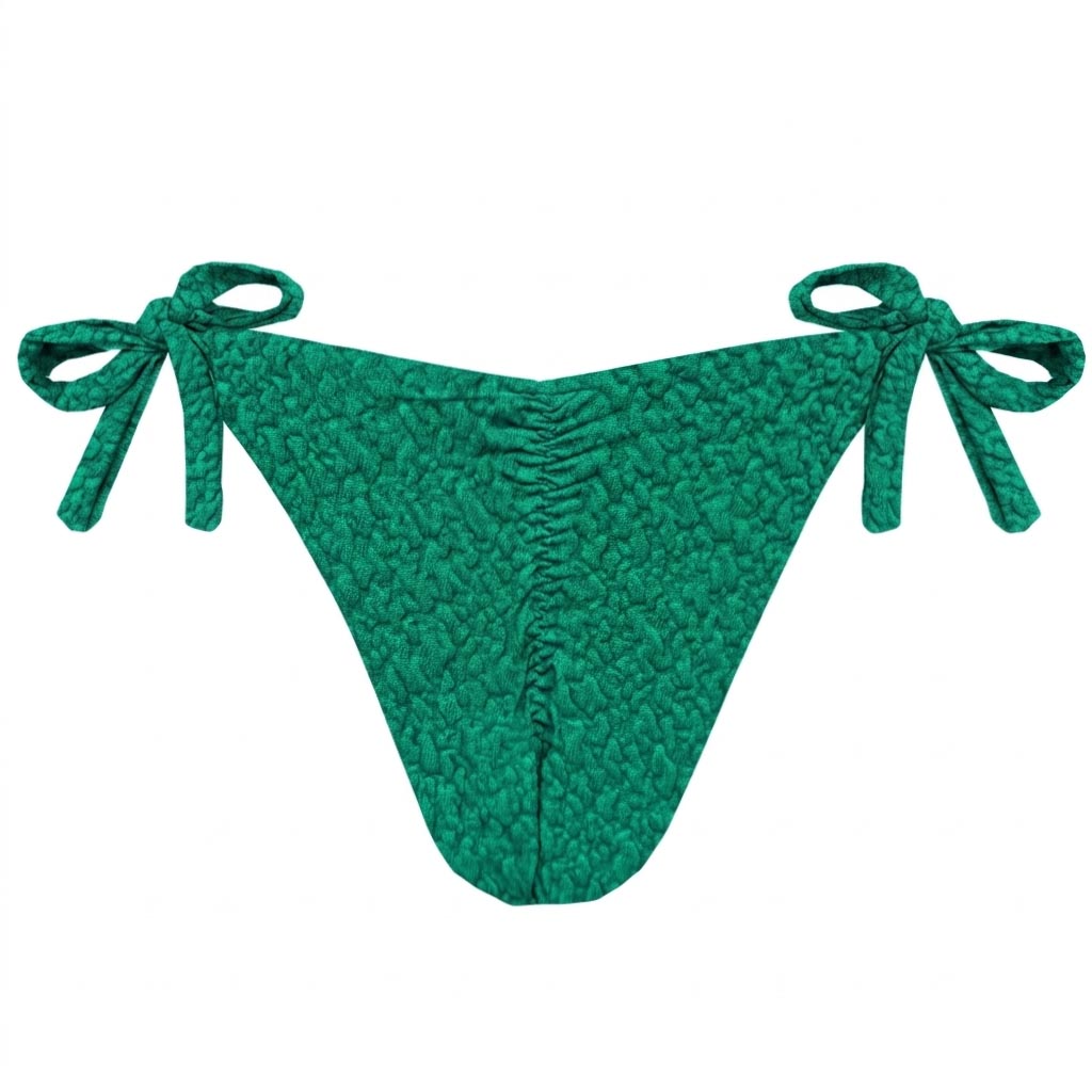 Calcinha de Biquíni Empina Bumbum Verde Amazônia Jacquard - Biquínis e ...