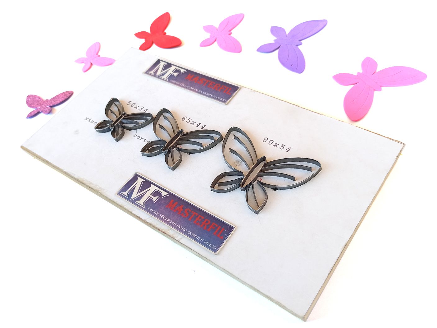 Faca para Fazer Borboletas em EVA de Forma Profissional - Masterfil Facas