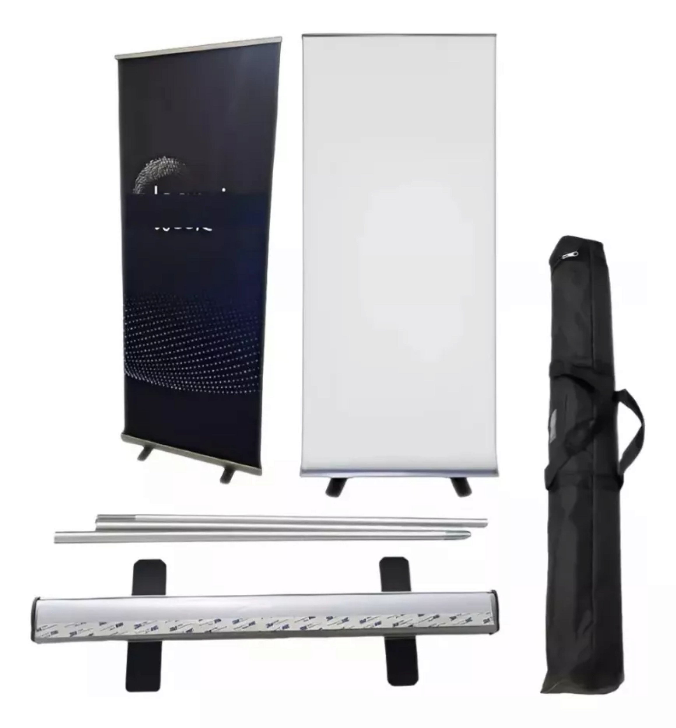 Banner Roll Up 80cm x 2m com lona personalizada - Logograma | Tudo que ...