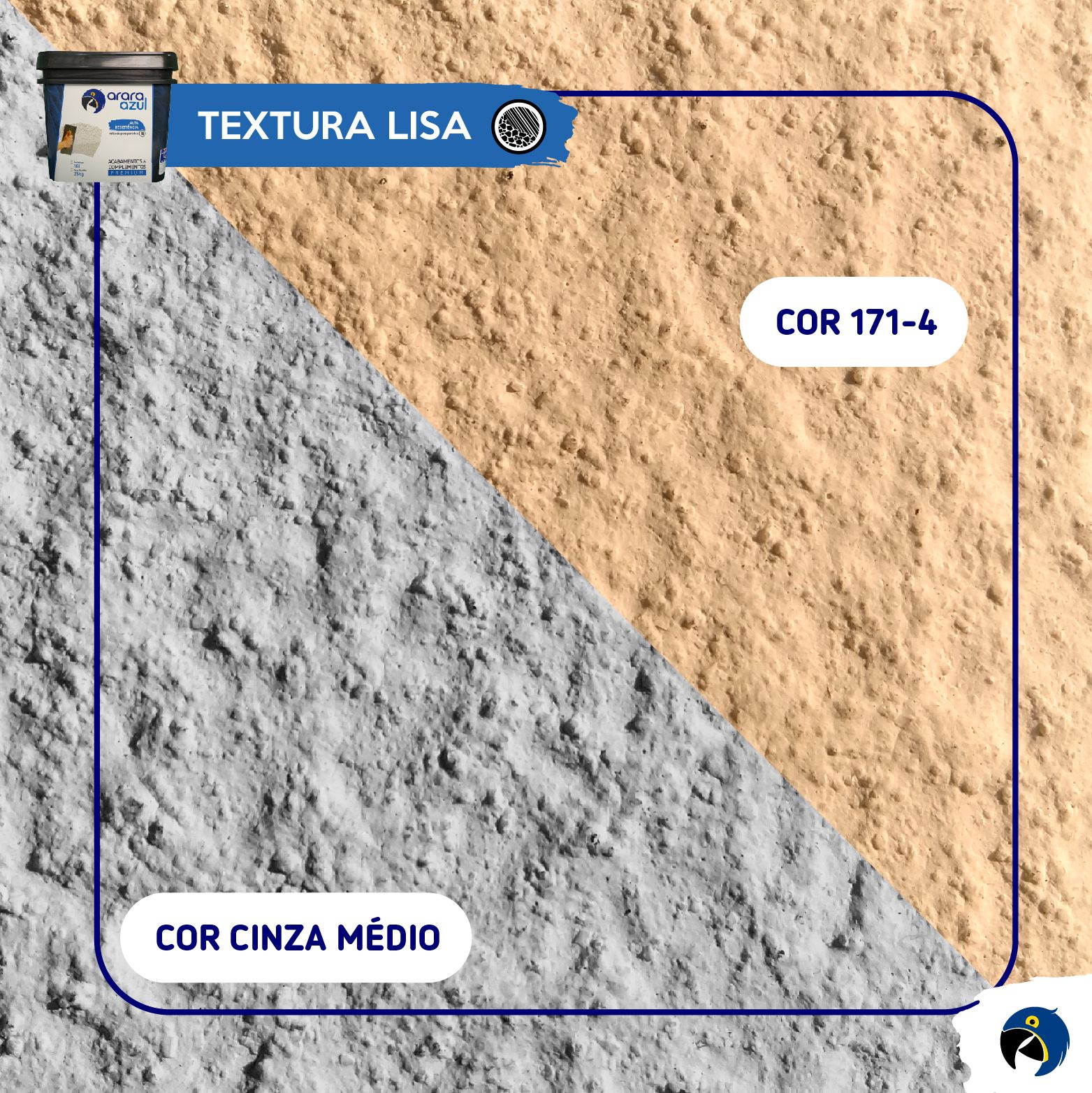 Textura Lisa Arara Azul - Arara Azul