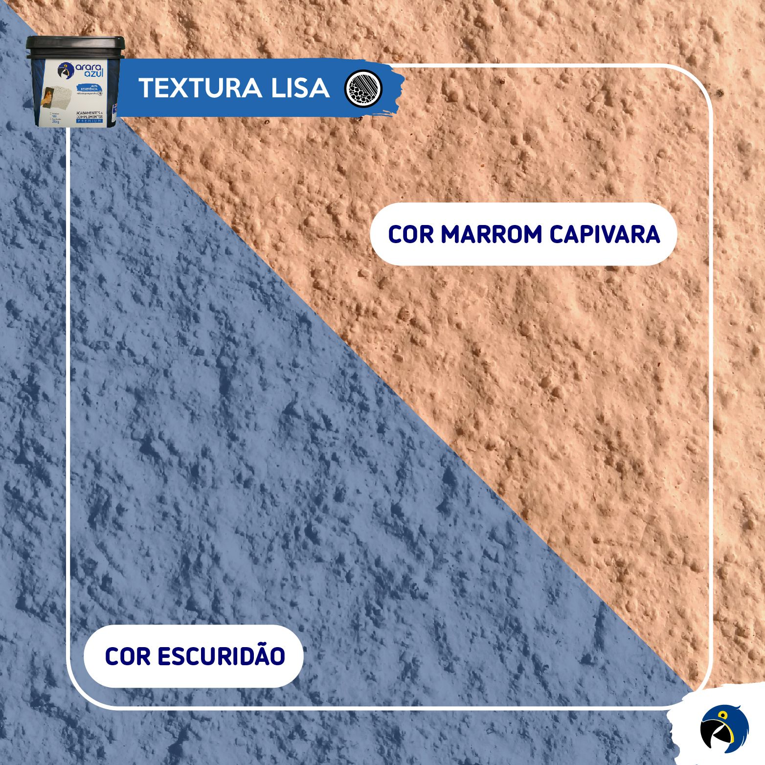 Textura Lisa Arara Azul - Arara Azul