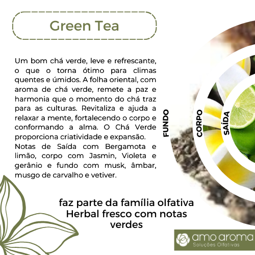 Refil de Aromatização em Spray - Green Tea 1L - AMO AROMA - Loja | Amo ...