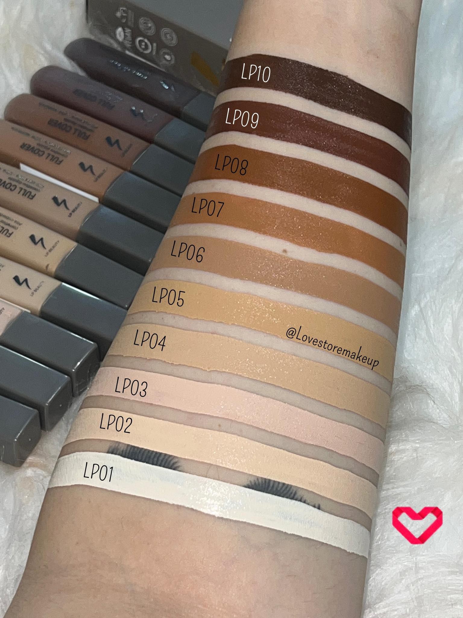 Corretivo líquido Full Cover - LP Beauty - Love Store Makeup - A sua ...