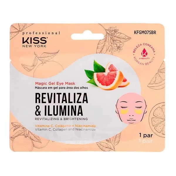 Máscara em gel para olhos Revitaliza - Kiss - Love Store Makeup - A sua Loja de Maquiagem Online