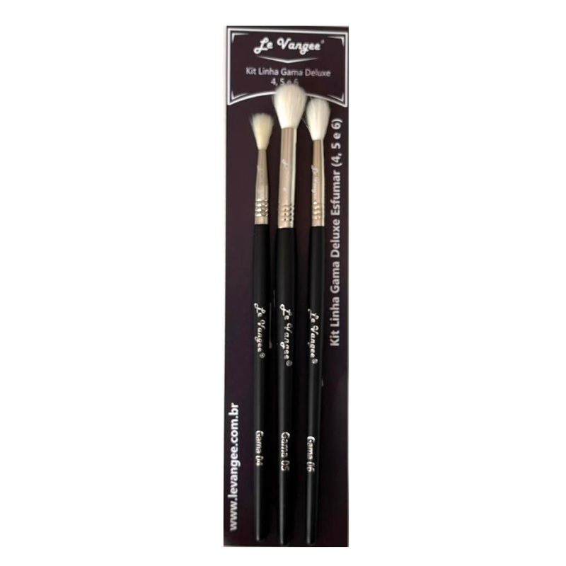 Kit 3 pincéis de esfumar Gama - Le Vangee - Love Store Makeup - A sua ...