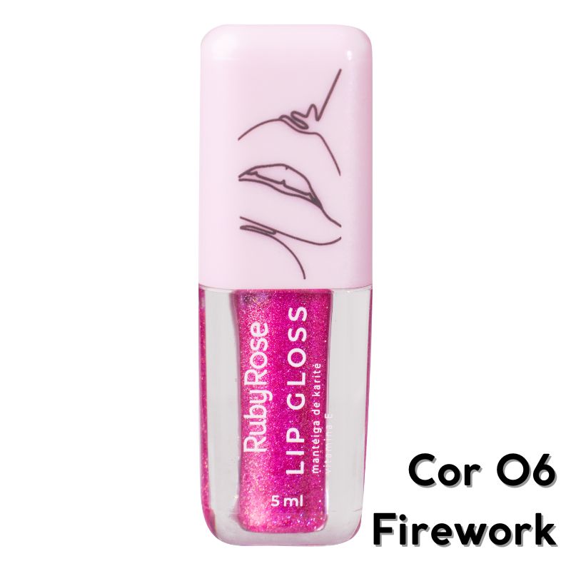Lip Gloss - Ruby Rose - Love Store Makeup - A sua Loja de Maquiagem Online