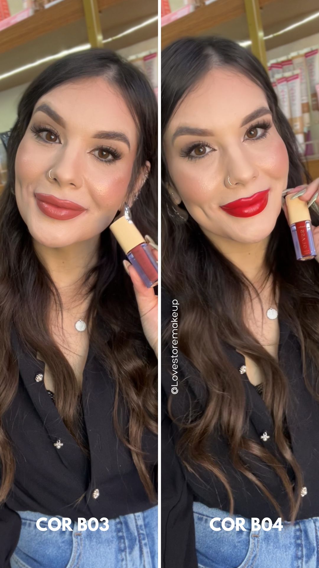 Batom líquido Velvety Glass - Ruby Rose - Love Store Makeup - A sua ...