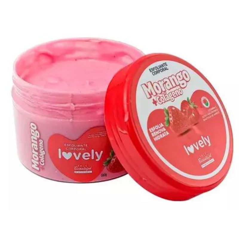 Esfoliante corporal Morango Face Beautiful - Love Store Makeup - A sua ...