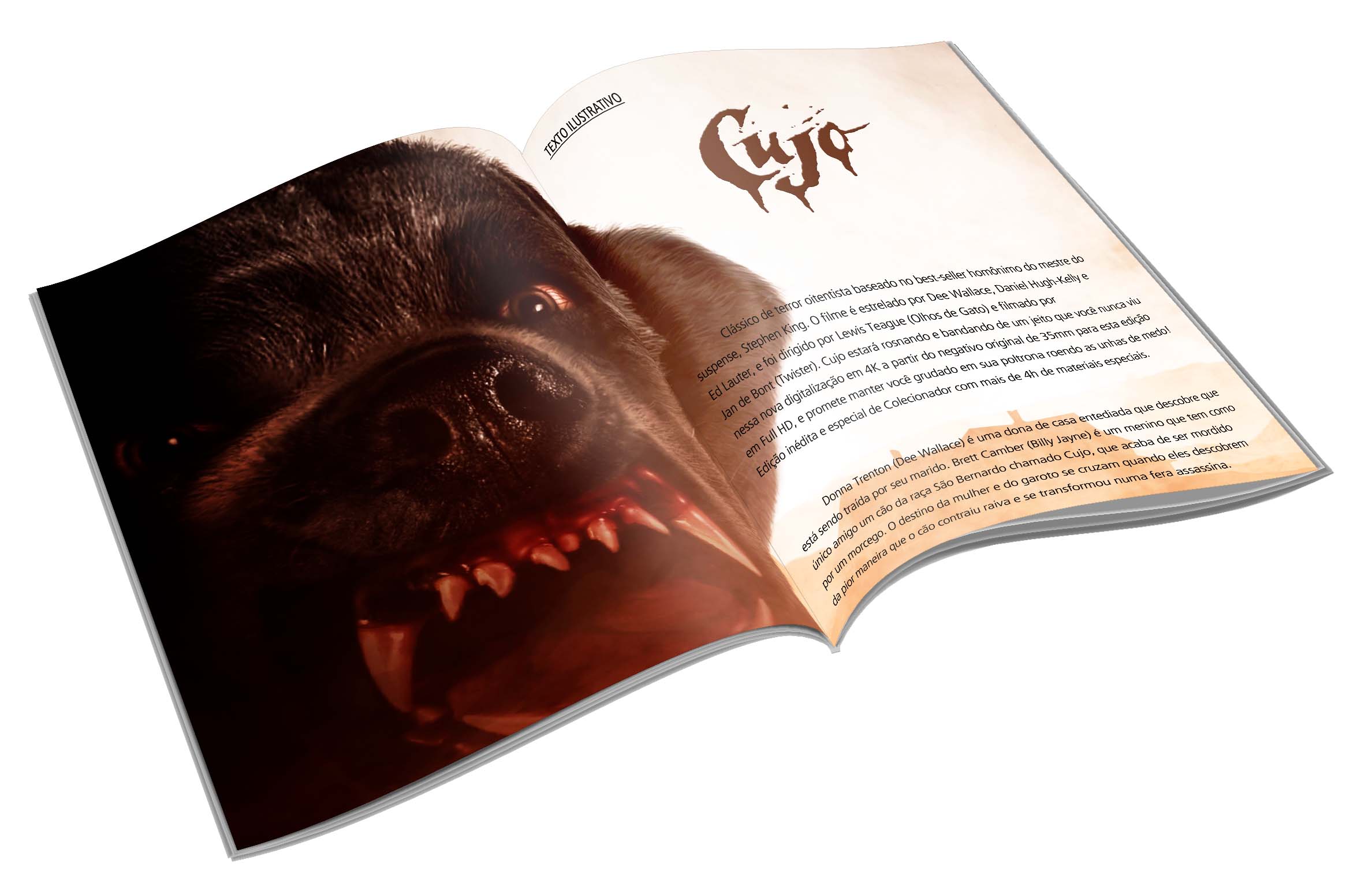 CUJO - EDIÇÃO ESPECIAL DE COLECIONADOR [BLU-RAY] - Colecione Clássicos