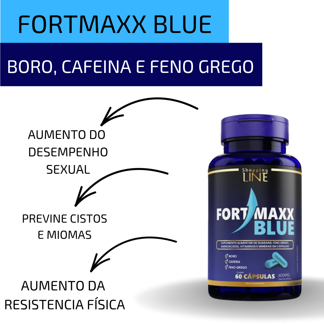 Kit Fortmaxx Blue - Prolongue já a sua disposição + Brinde surpresa ...