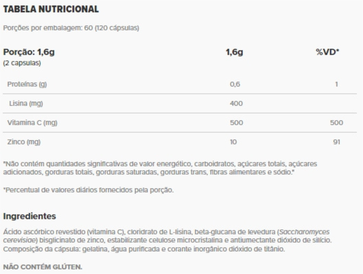 Essential Vit C 4 Protect 120 Caps + Zinco - Boa Forma Shop Suplementos ...