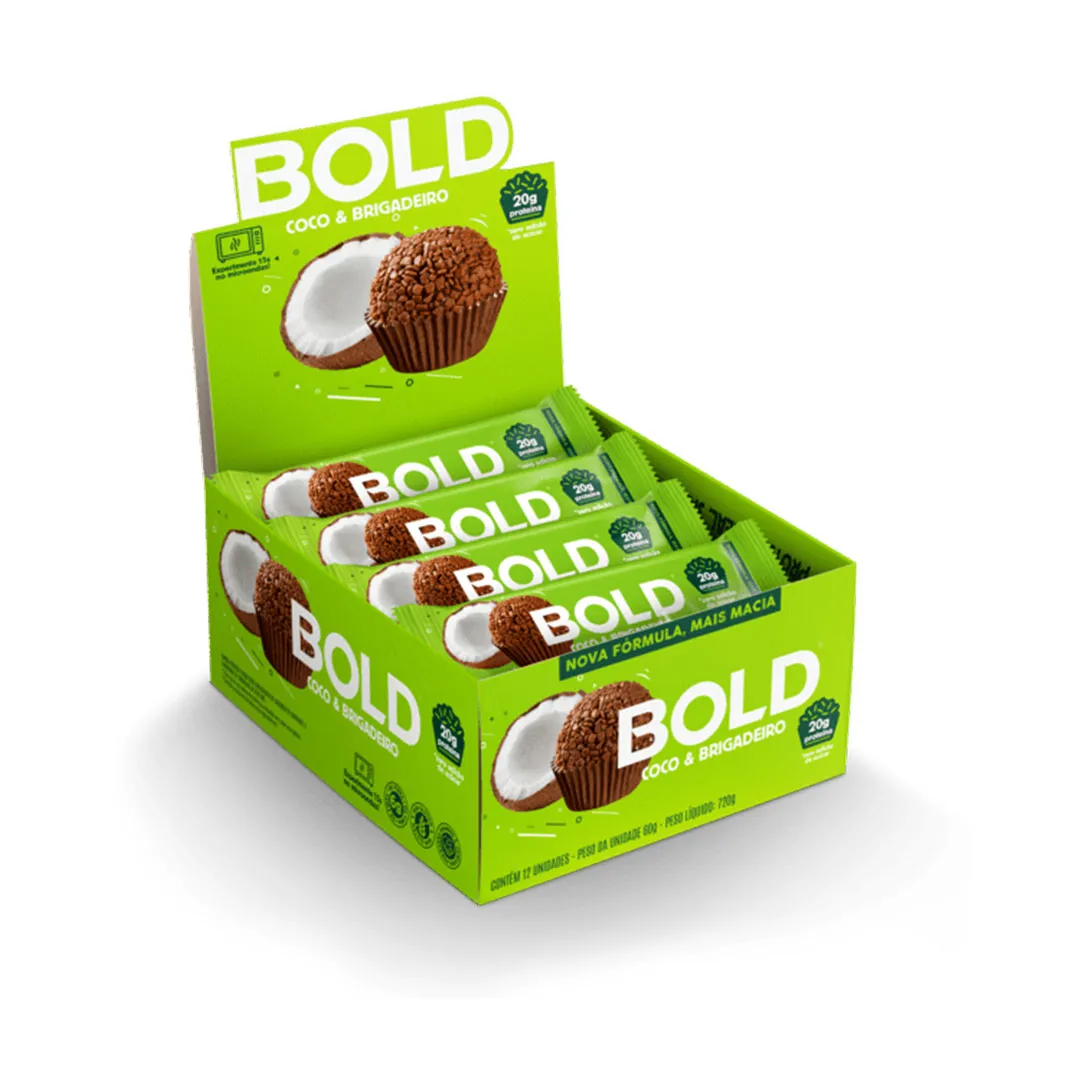 Bold Bar Barra 20g Proteina Barrinha 12 Un. - Sabores - Boa Forma Shop ...