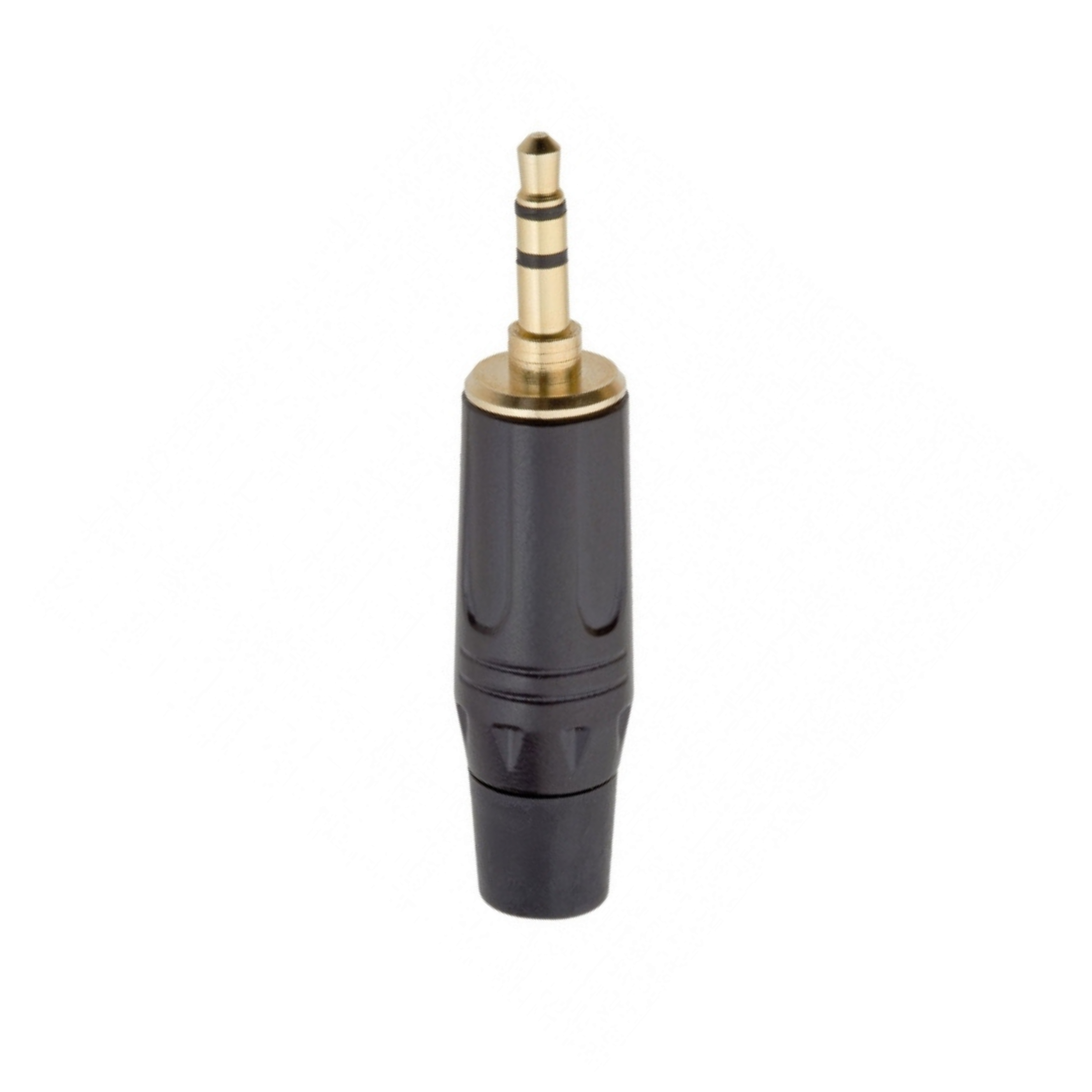 PLUG CONECTOR P2 ESTEREO PROSERIES PRETO DOURADO PROFISSIONAL MXT ...