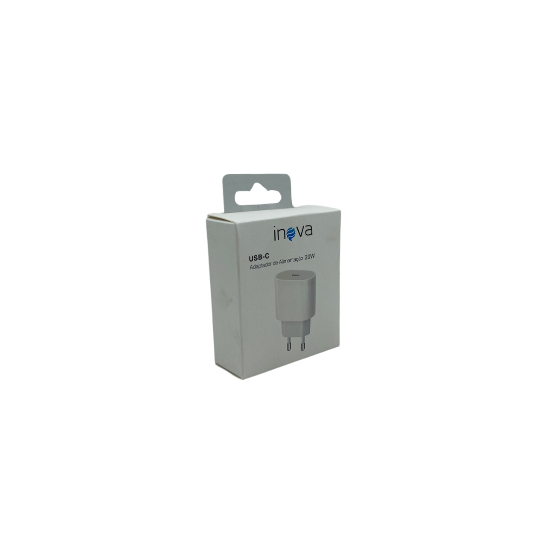 CARREGADOR FONTE USB-C 20W INOVA CAR-0094F @ - Mais Eletrônicos - Distribuidora