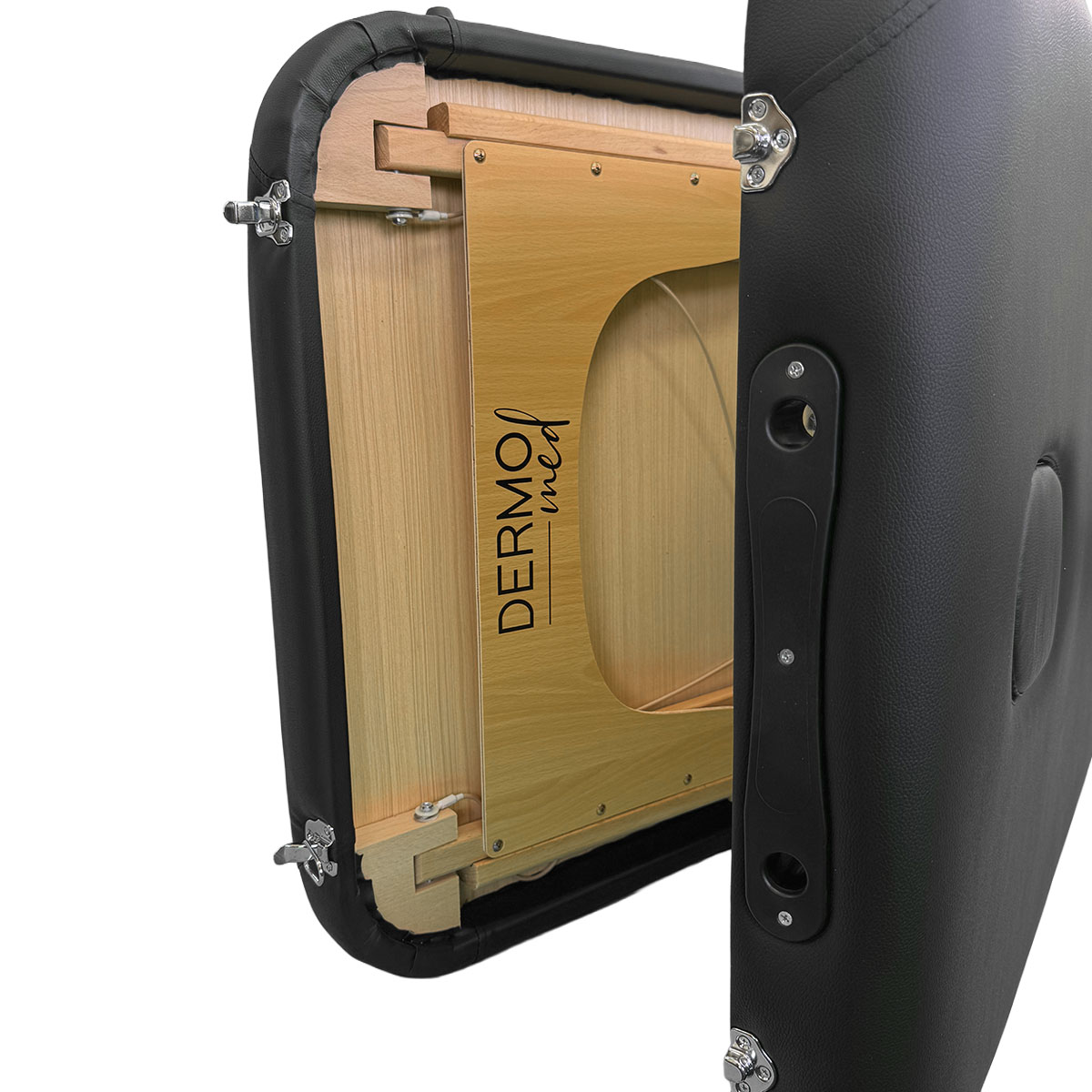 Maca Portátil Dobrável Wood Preta - Akmed - Dermomed - 6 anos!