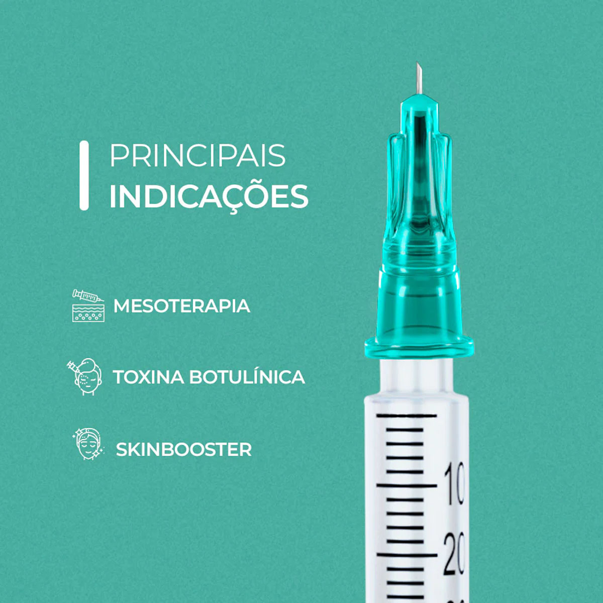 Agulha 32G 4mm Smart GR para Toxina Botulínica 100un - Dermomed - 7 anos!