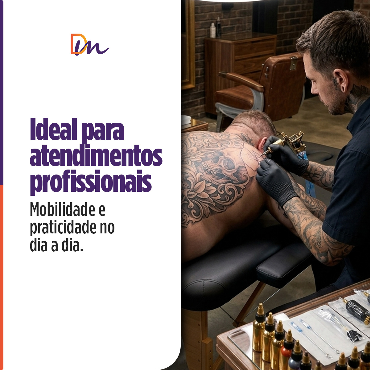 Maca Portátil Dobrável Wood Akmed Profissional Estética - Dermomed - 7 ...