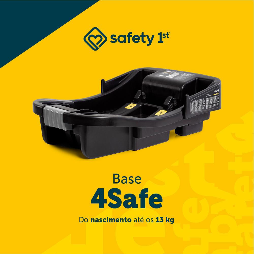 Base para Bebê Conforto 4Safe Preto - Safety 1st - GraviDicas Store - Ajudamos Mães a ...
