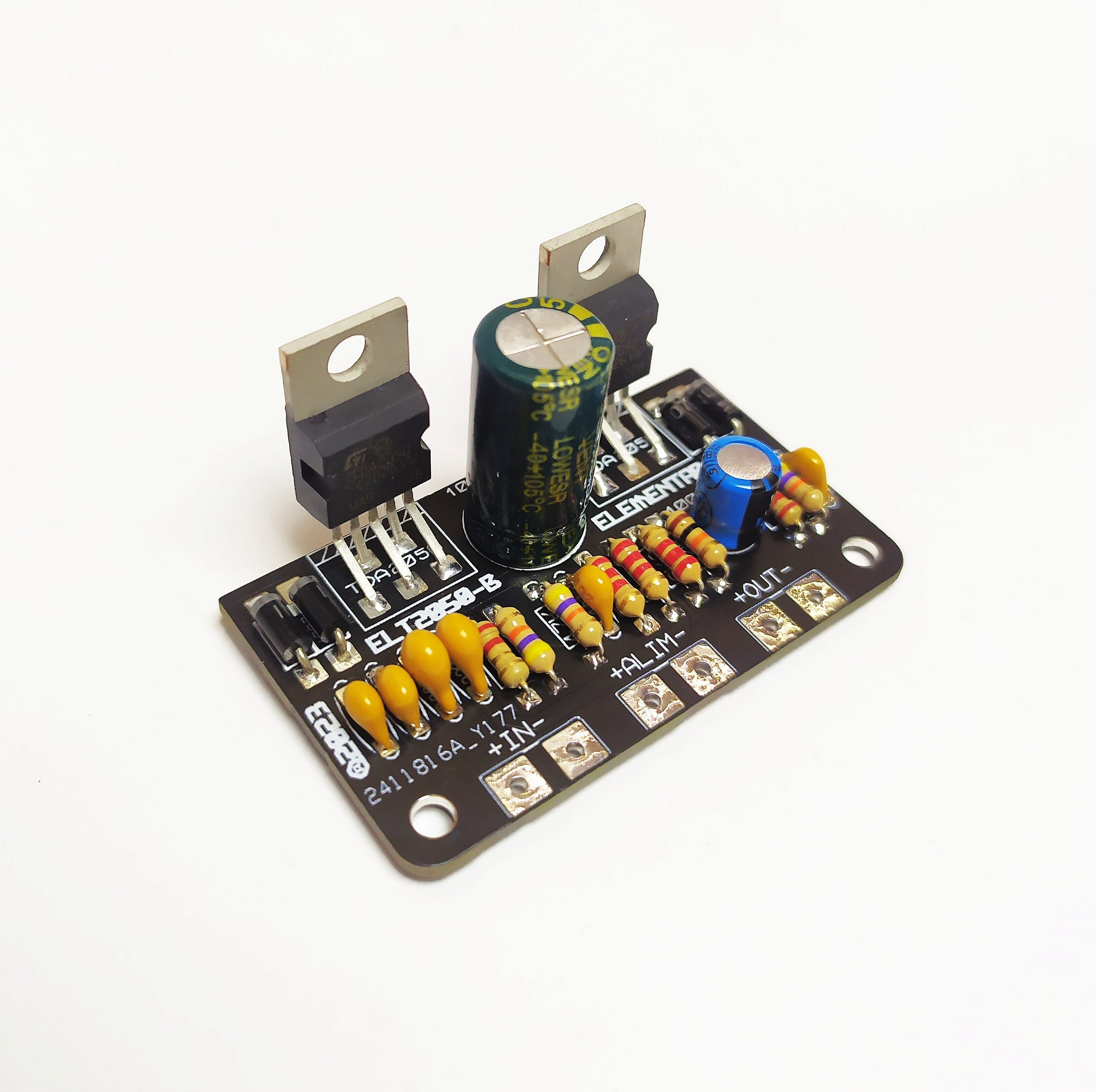 Mini Amplificador Áudio 60w Fonte Simples 12v A 30v Tda2050B ...