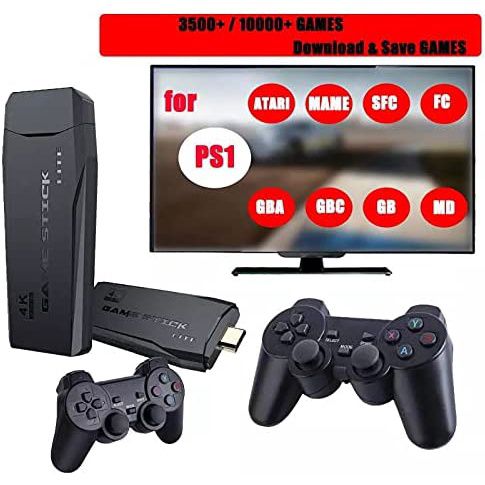 Video Game Stick Box 4k Retro Com 2 Controles - P2P STORE