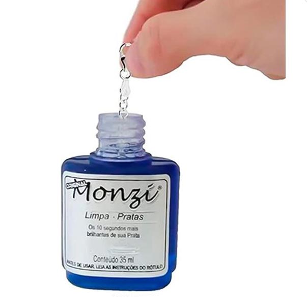 Kit 10 Limpa Prata 925 Monzi 35ml Original Liquido Atacado Revenda ...