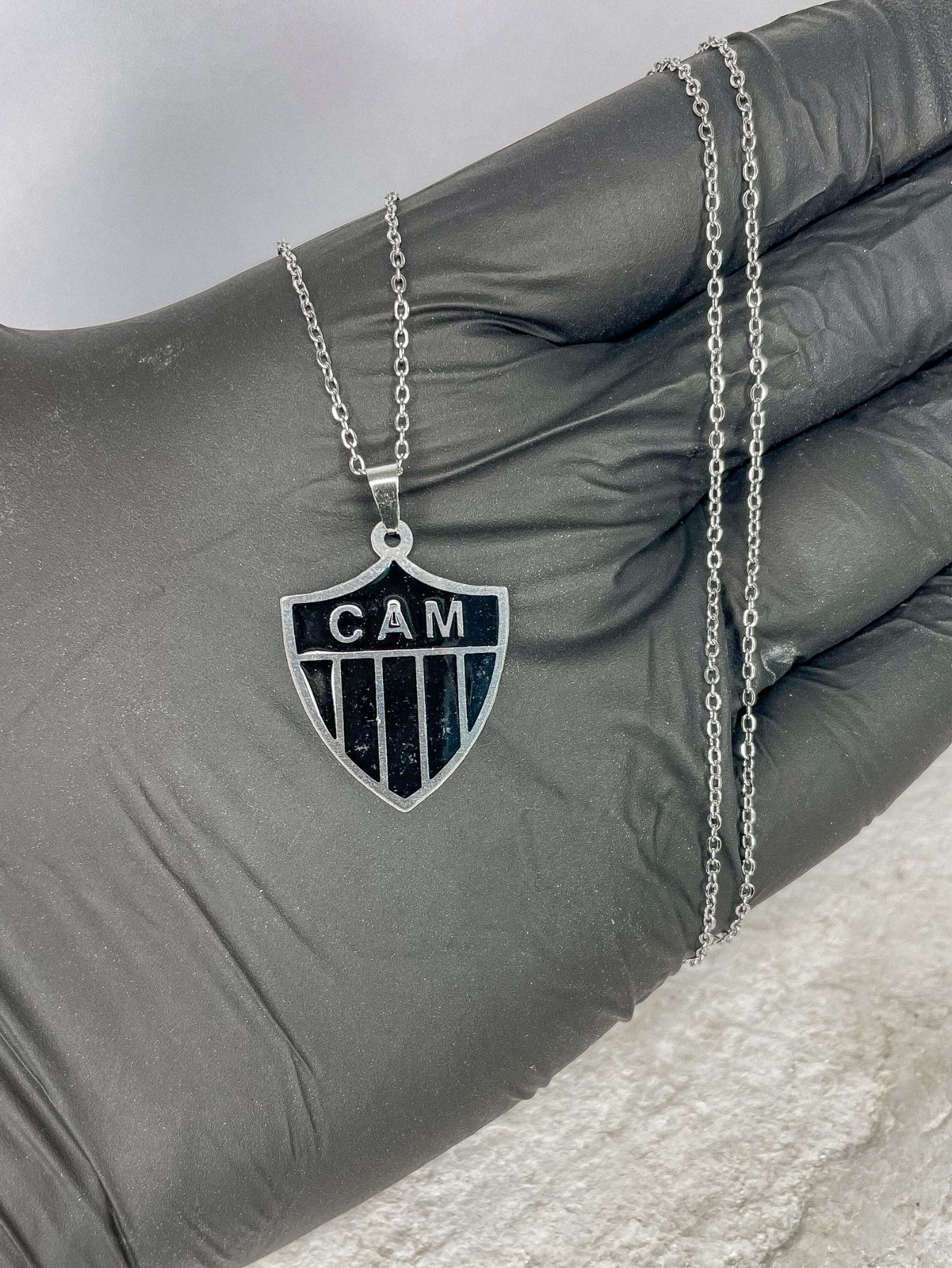 Colar Cordão Corrente 55cm Feminino Masculino Pingente Time Galo Clube ...