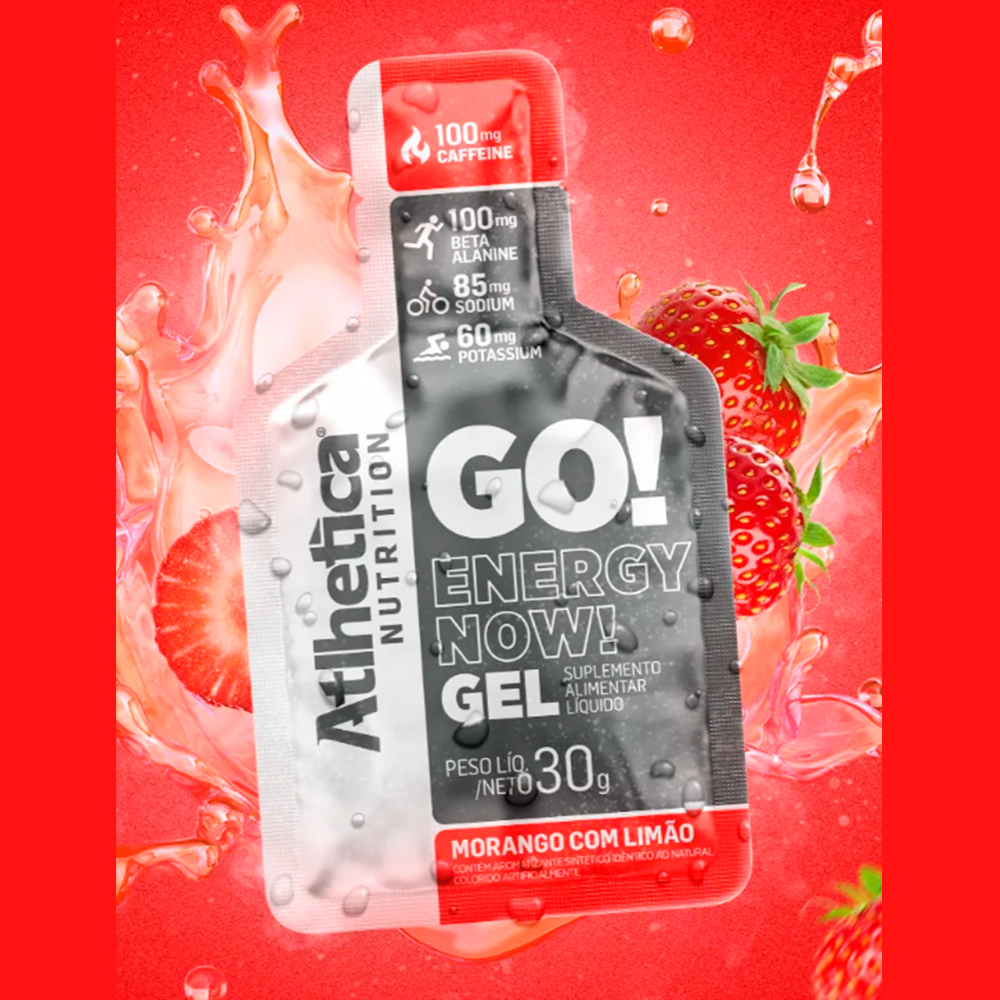 Go! Energy Now Gel Atlhetica Nutrition - Tudo em Suplementos Alimentares