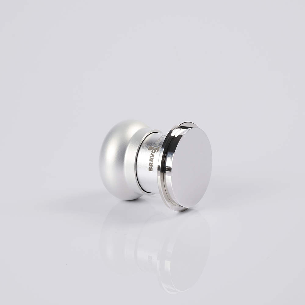 Mini Tamper Bravo com Punho de Alumínio Prata Fosco - Bravo Concept ...
