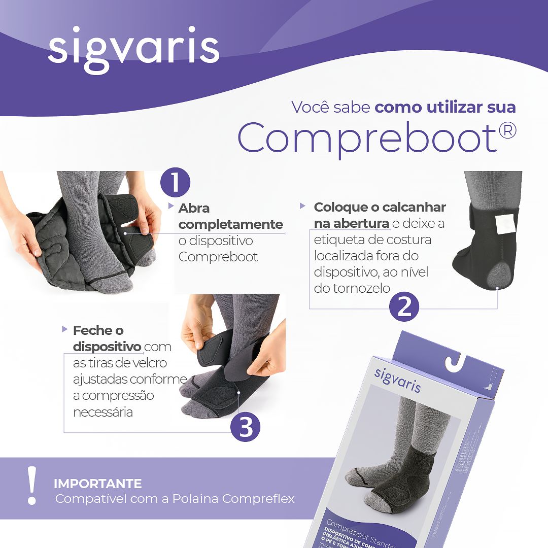 Sistema Compressivo Inelástico Sigvaris - Compreboot - Meias Express ...