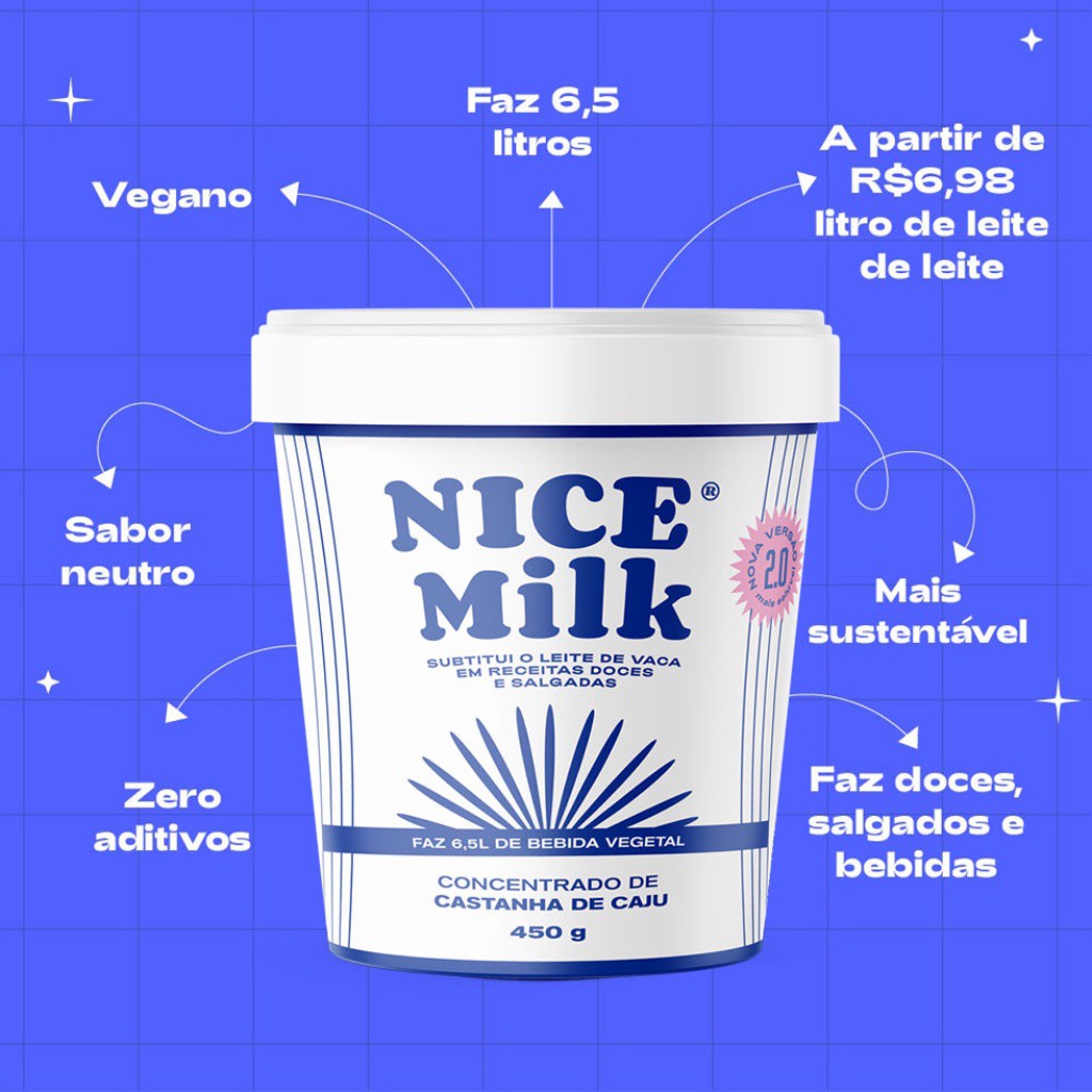 Concentrado de Castanha de Caju - 450g - Nice Milk - Casa do Naturalista - Produtos Naturais em ...