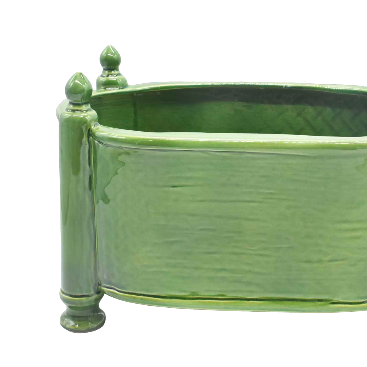 Cachepot verde oval com colunas - Kasa57 - Kasa 57 | A Sua Loja de ...