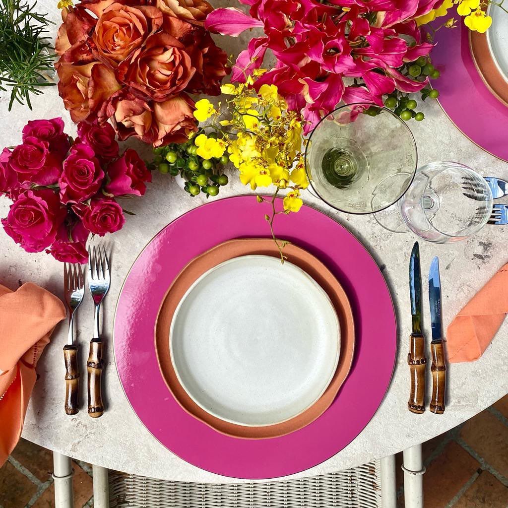 Sousplat de laca pink - kasa 57