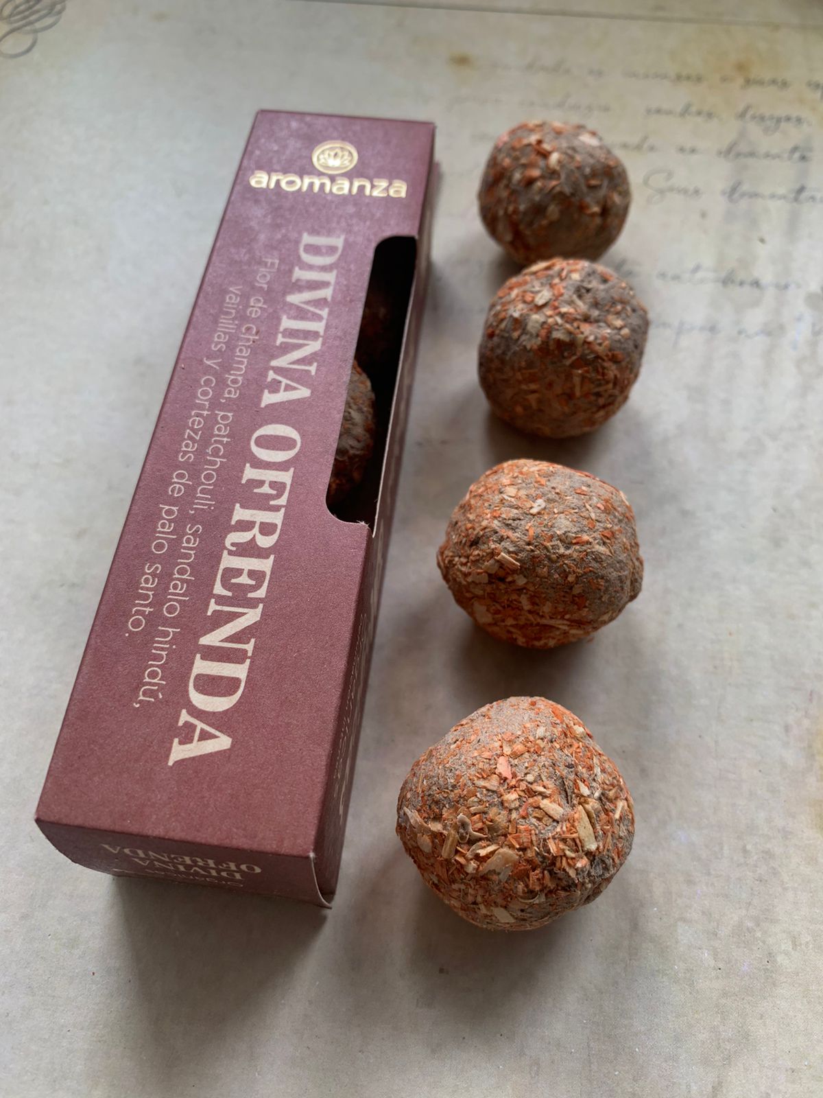 Esferas Mágicas de Defumação - Oferenda Divina - Mercado da Bruxa