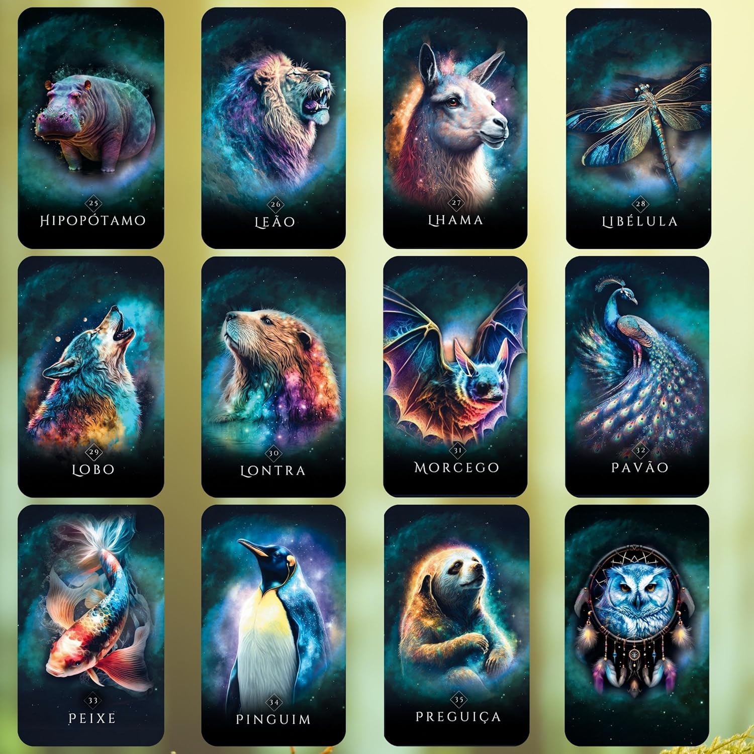Oráculo Mágico dos Animais Sagrados - Mercado da Bruxa