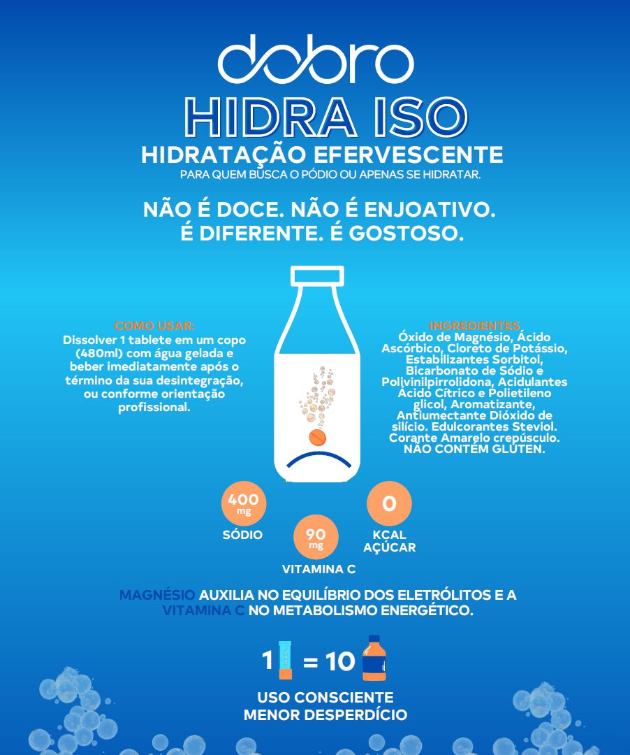 Hidra Iso Dobro Laranja 10 Tabletes | Life Style Suplementos - Os ...