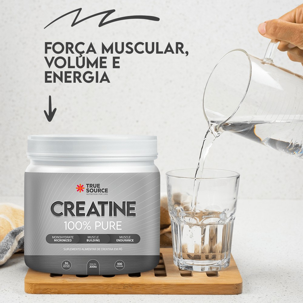 Creatina 100% Pura 300g -True Source | Life Style Suplementos - Os ...