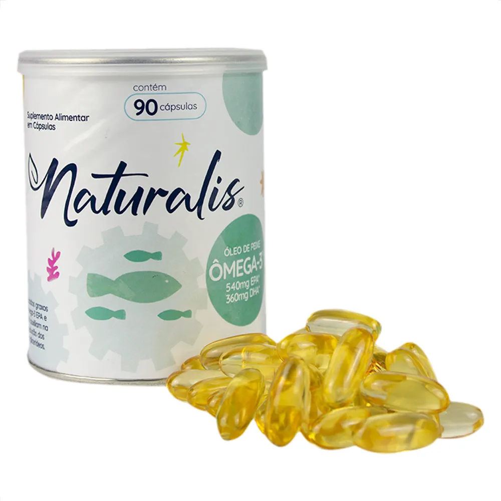Óleo de Peixe Ômega 3 1000mg Naturalis 90 Cáps | LifeStyleSuplementos ...