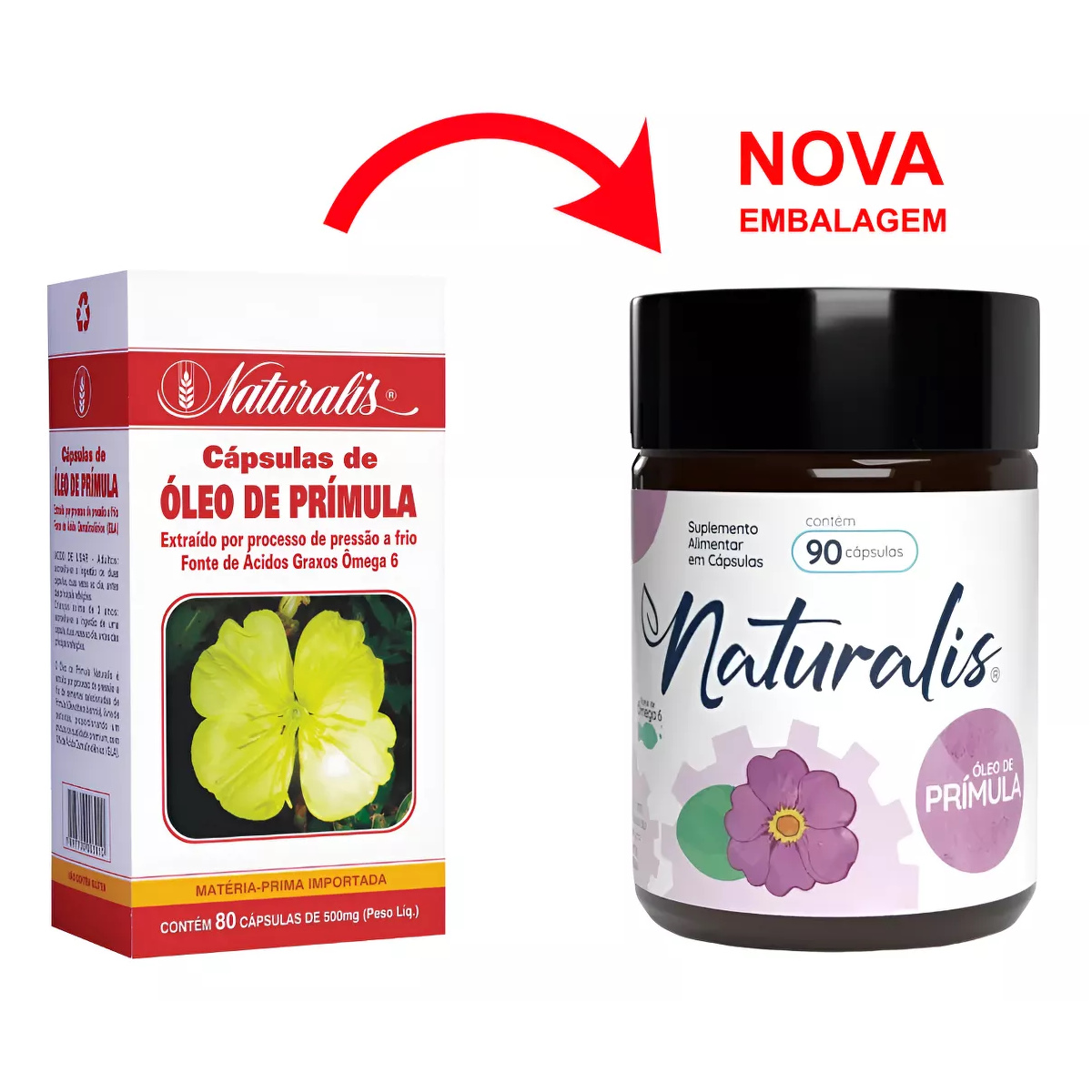 Óleo de Prímula Naturalis 90 Cápsulas | Life Style Suplementos - Os ...