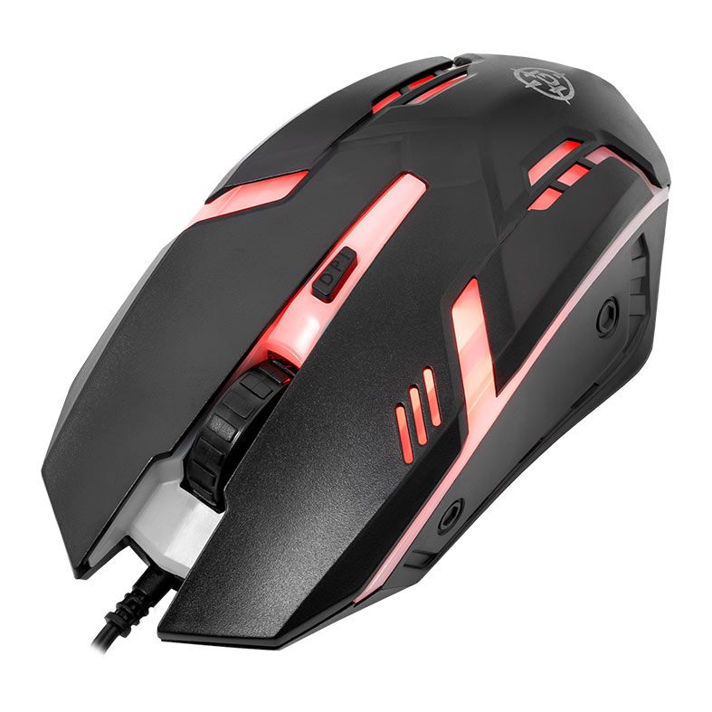Mouse Gamer TGT GM25, Rainbow, 2400DPI, 4 Botoes, Preto - Intervia ...