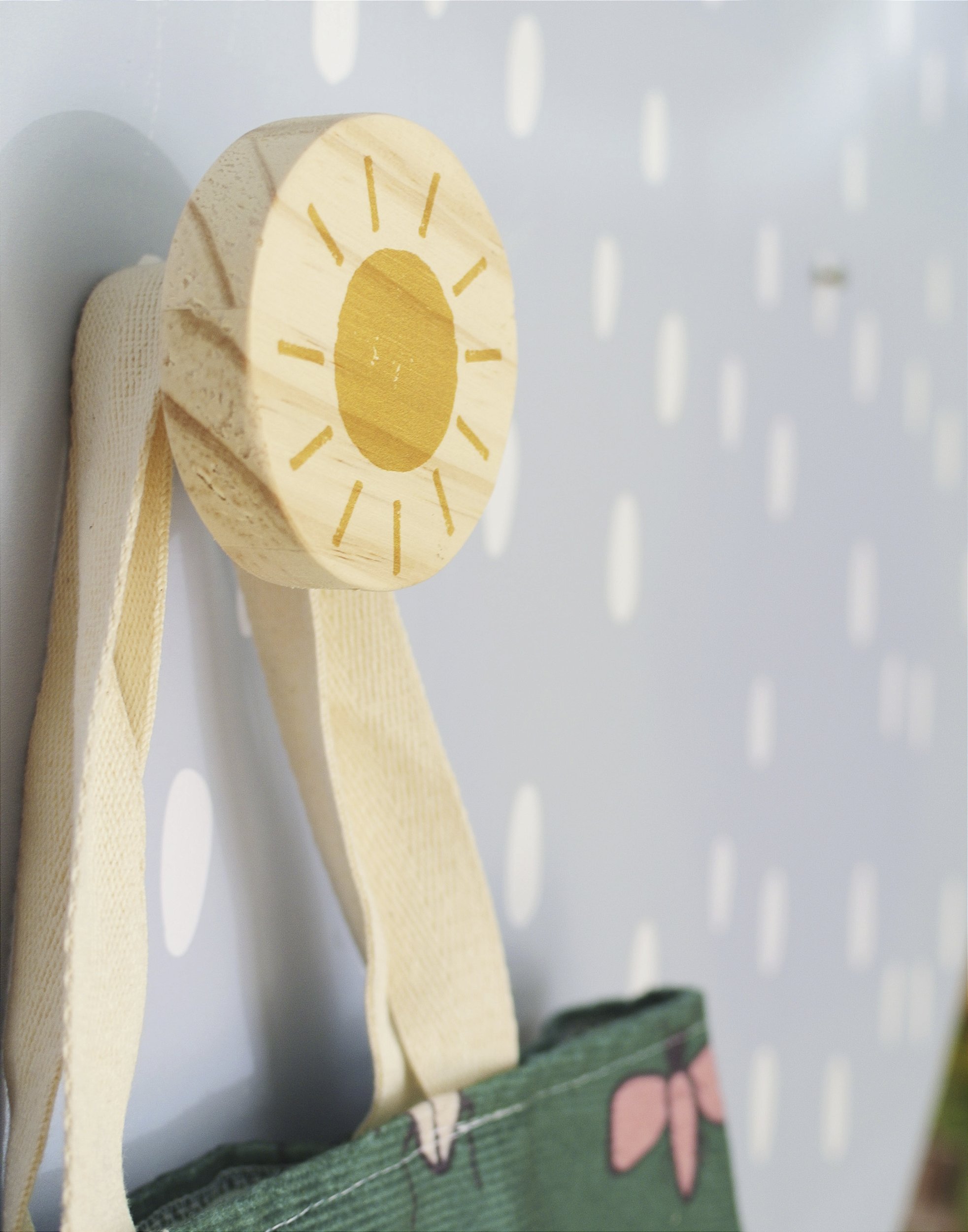 Gancho de Parede Sol - Mama Loves You - Decoração Infantil