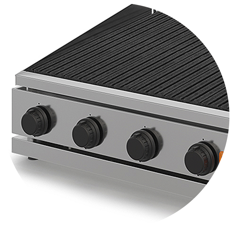 Chapa Grill Charbroiler a Gás 90 cm CHR90FL Tostando - Loja de ...