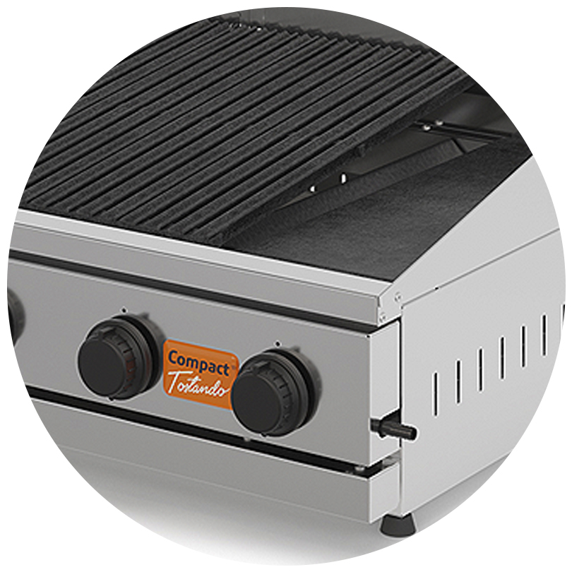 Chapa Grill Charbroiler a Gás 90 cm CHR90FL Tostando - Loja de ...