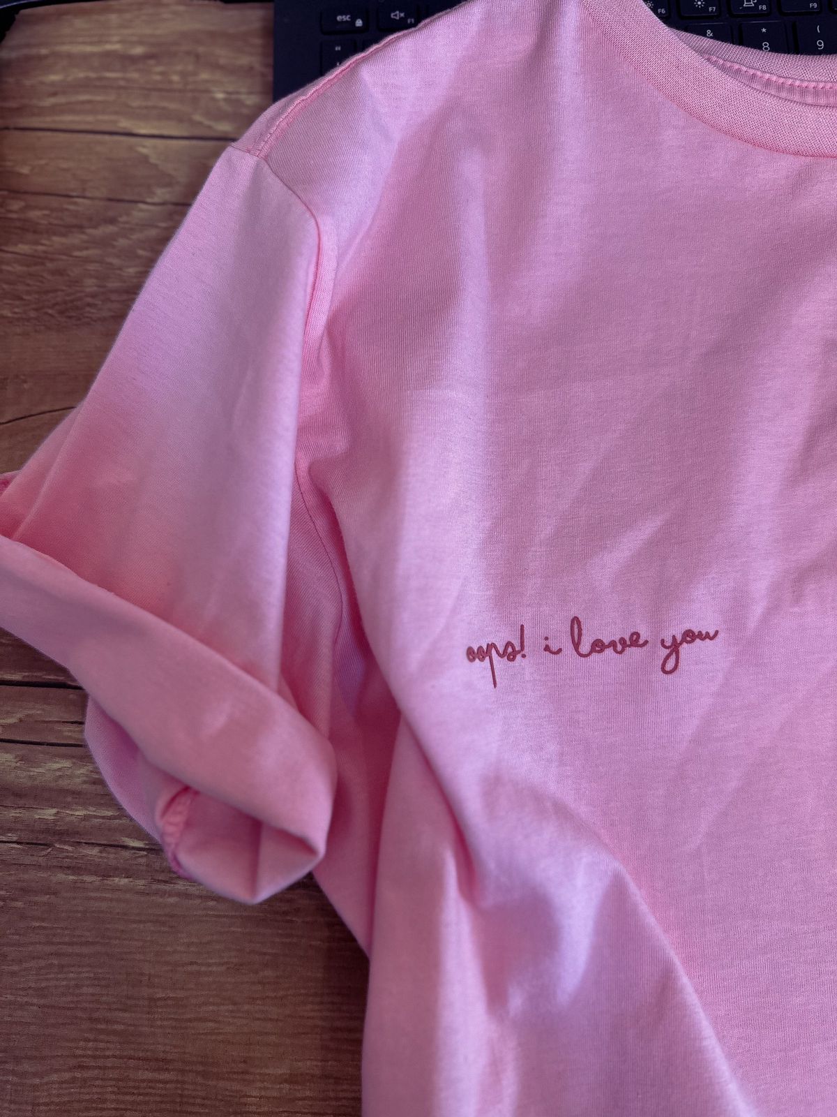 T-shirt Ops I Love You - Marriê