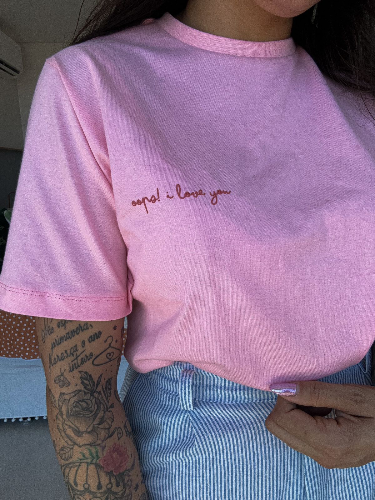 T-shirt Ops I Love You - Marriê