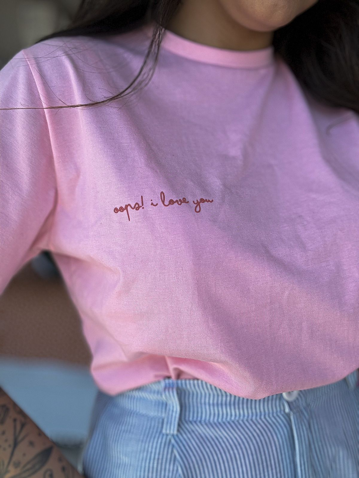T-shirt Ops I Love You - Marriê