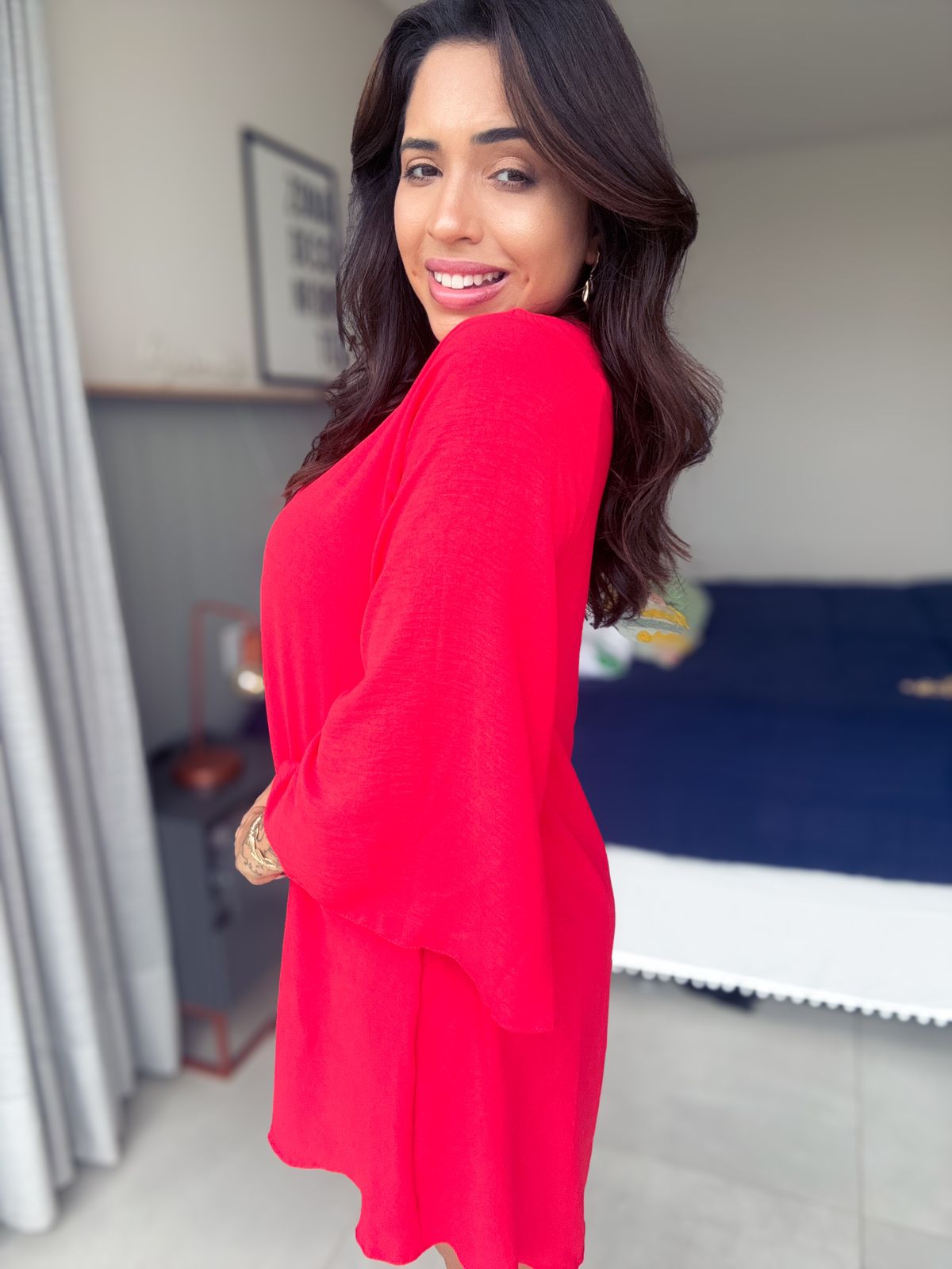 Vestido Nula Manga Marina - Marriê